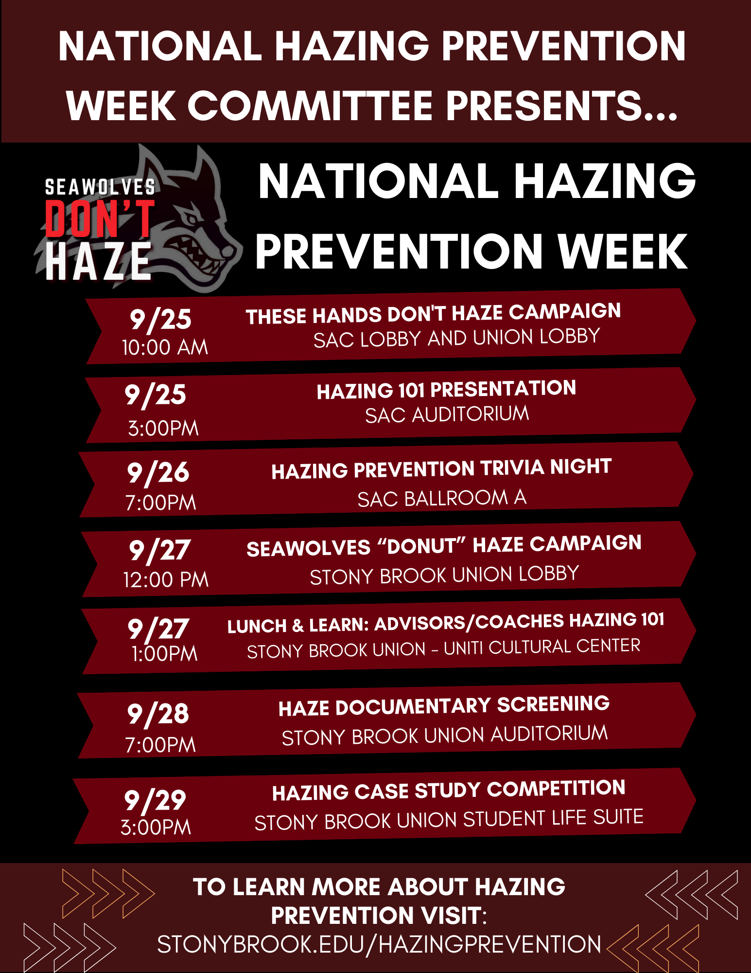 Hazing Prevention Week | Hazing Prevention